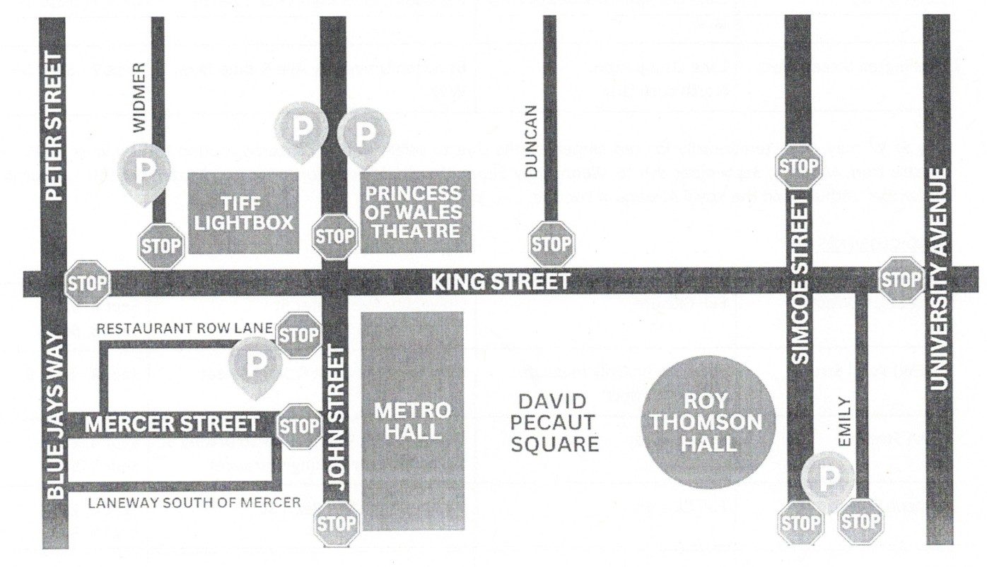 Road Closure Alert Due to TIFF 2025- Axis Downtown